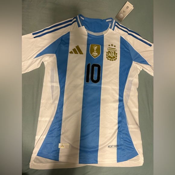 adidas | Shirts | Argentina Messi Home Kit Brand New Player Version ...